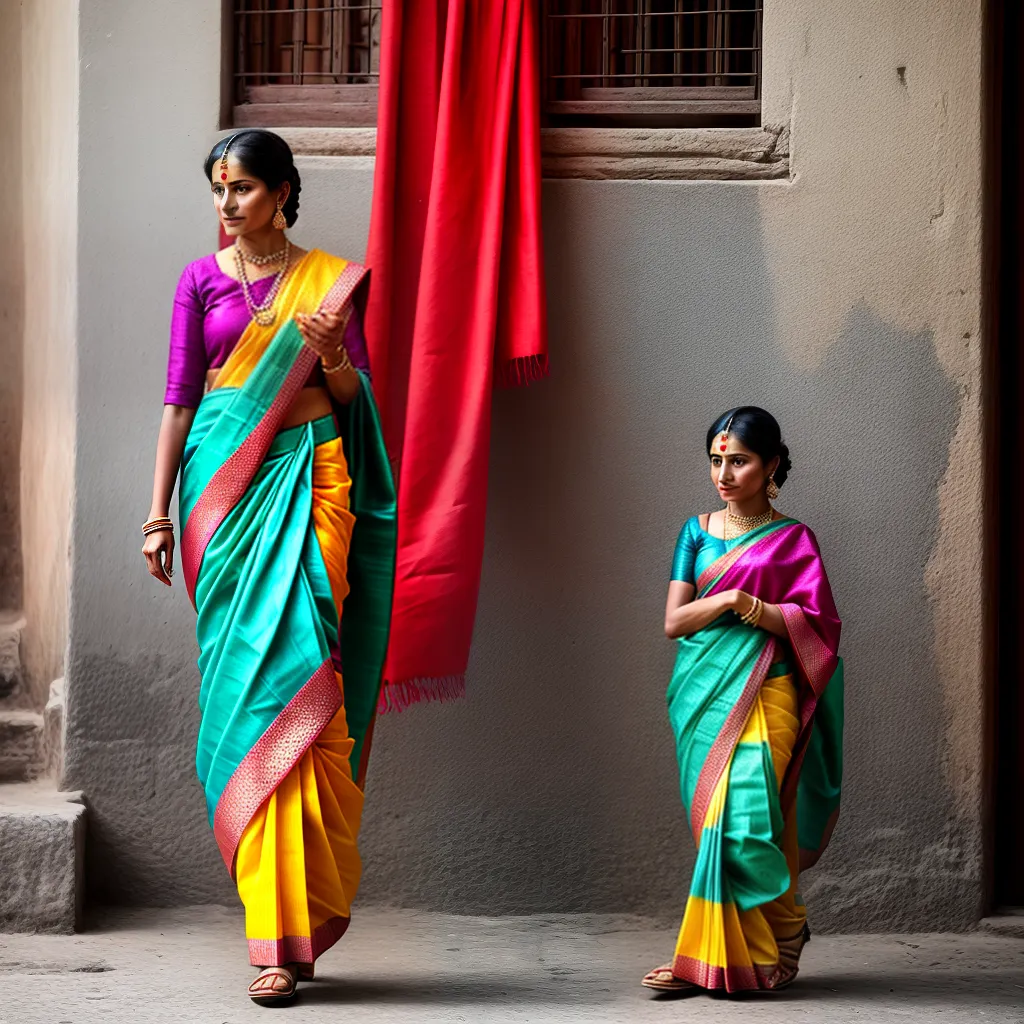 A História do Sari: Uma Jornada através dos Séculos na Índia