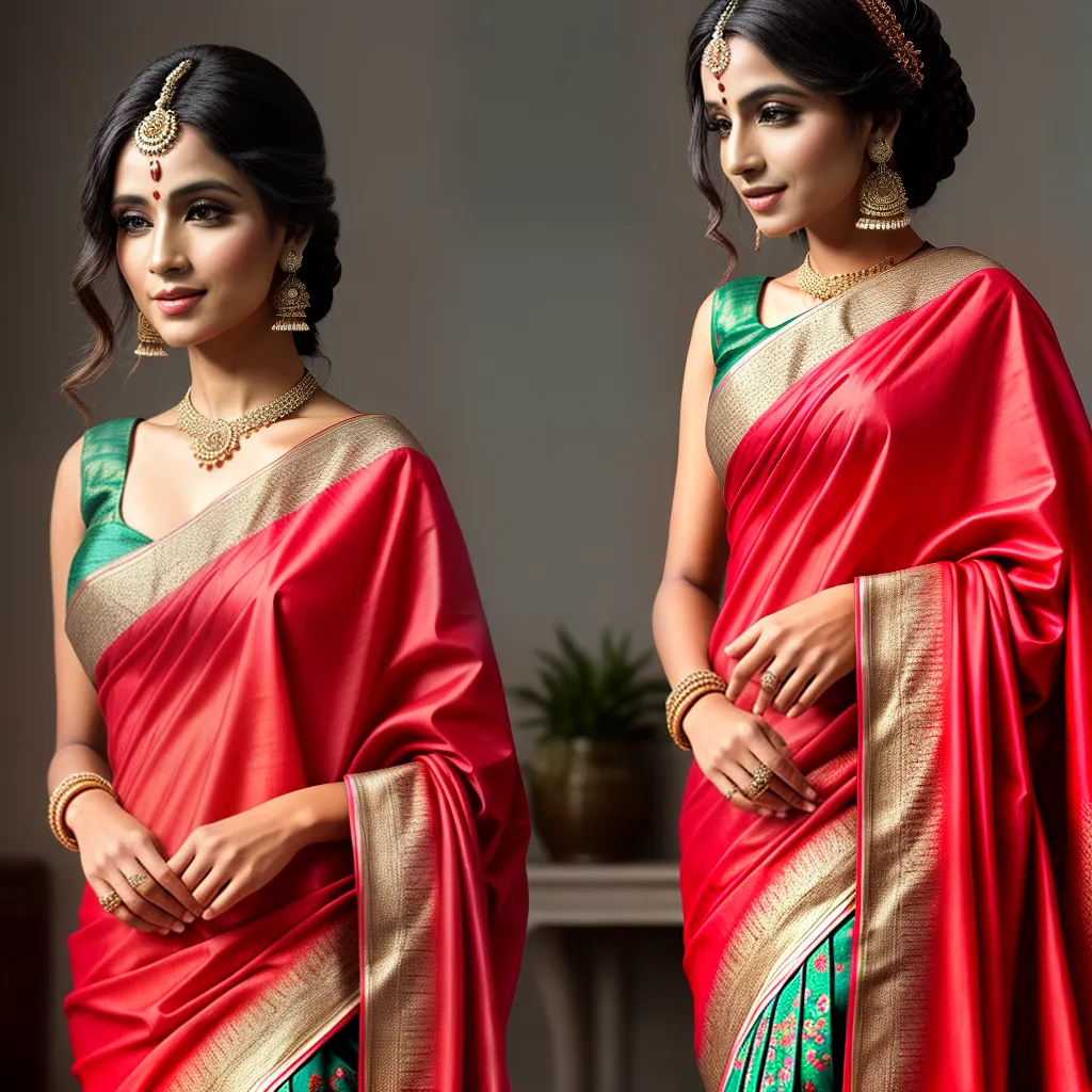 O Simbolismo das Cores e Padrões no Sari