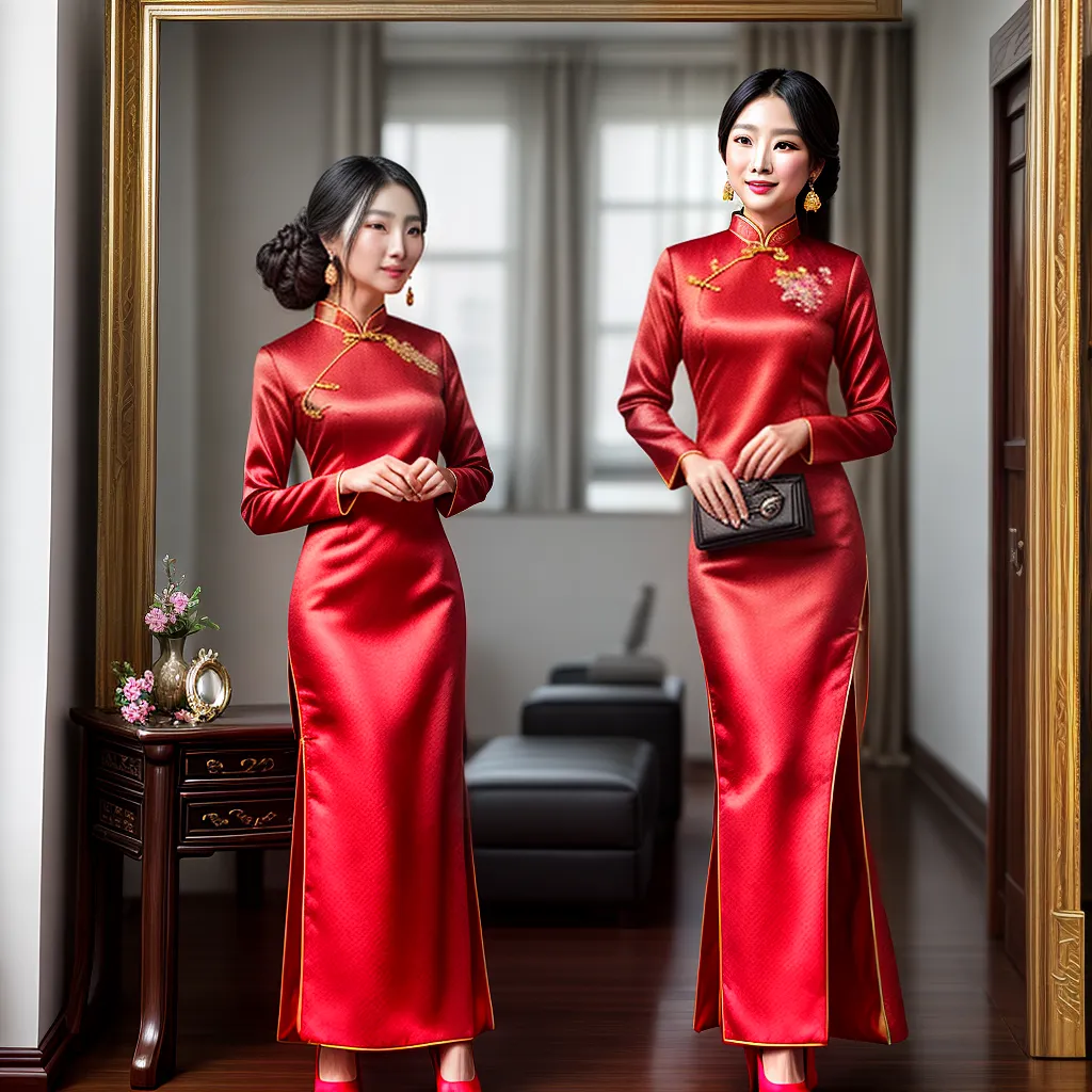 A Arte da Coordenação de Acessórios com a Cheongsam