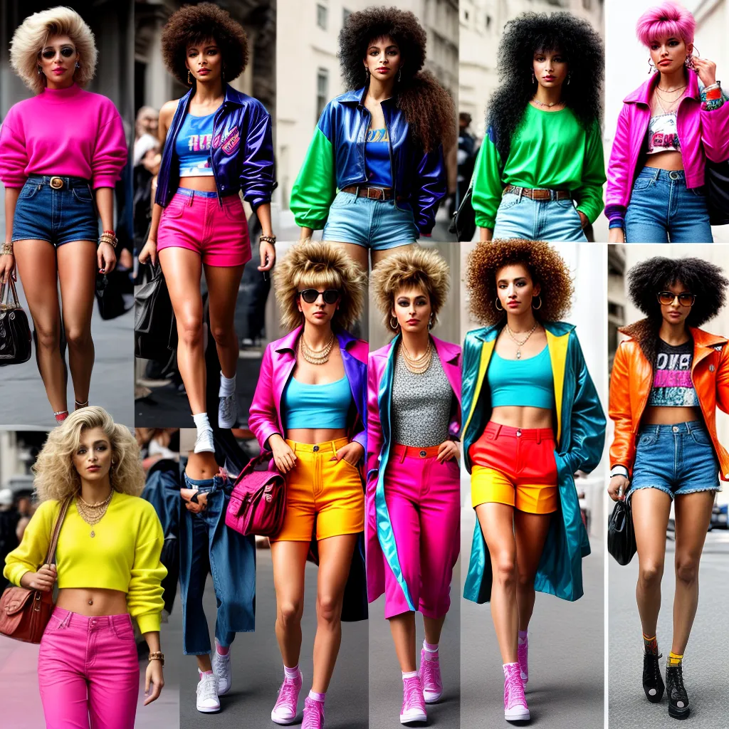 A influência da cultura dos anos 80 na moda atual