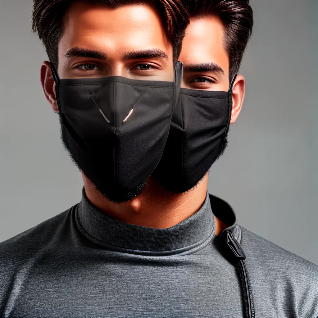 Máscaras faciais para homens