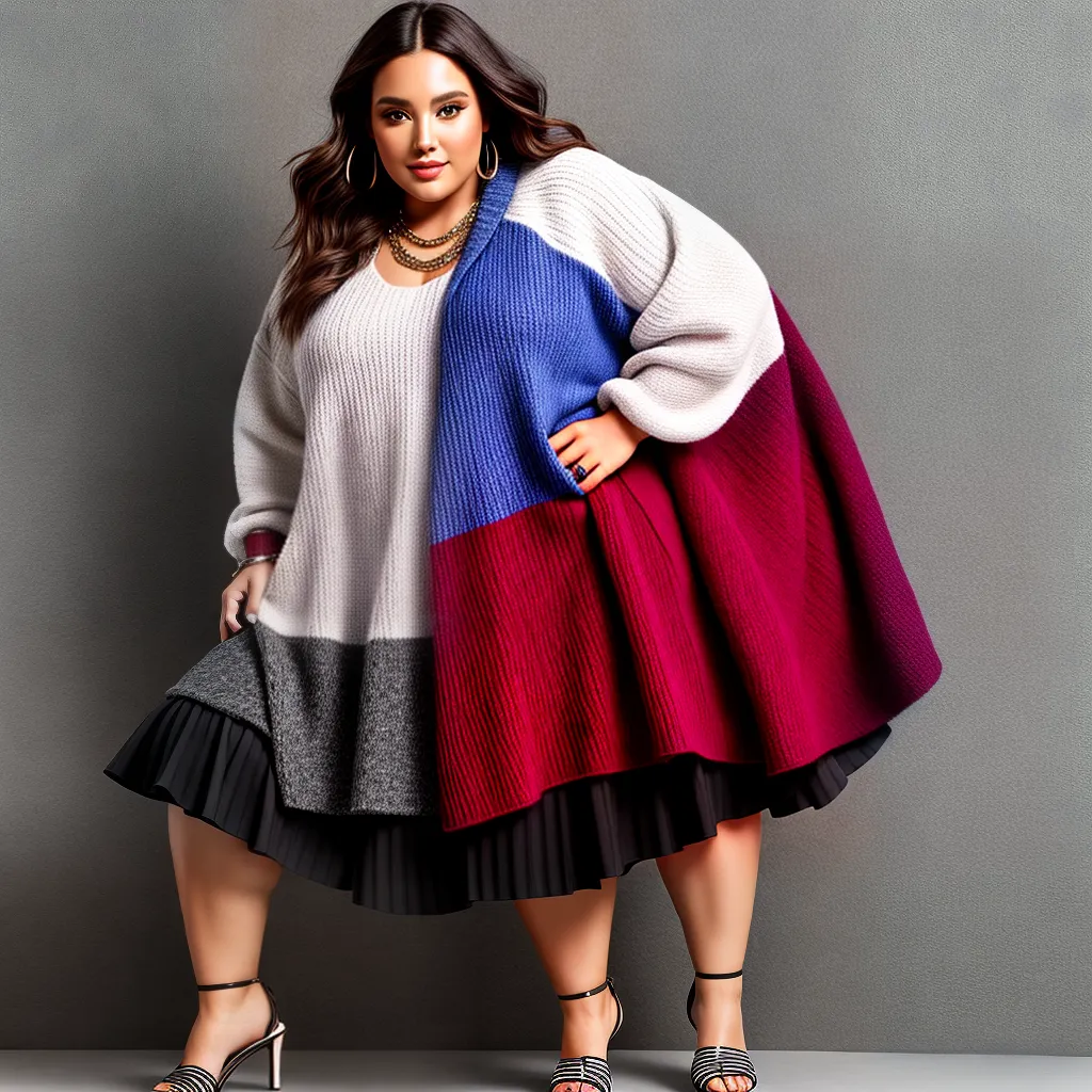 Jogue com Texturas e Camadas em Looks Plus Size Autênticos.