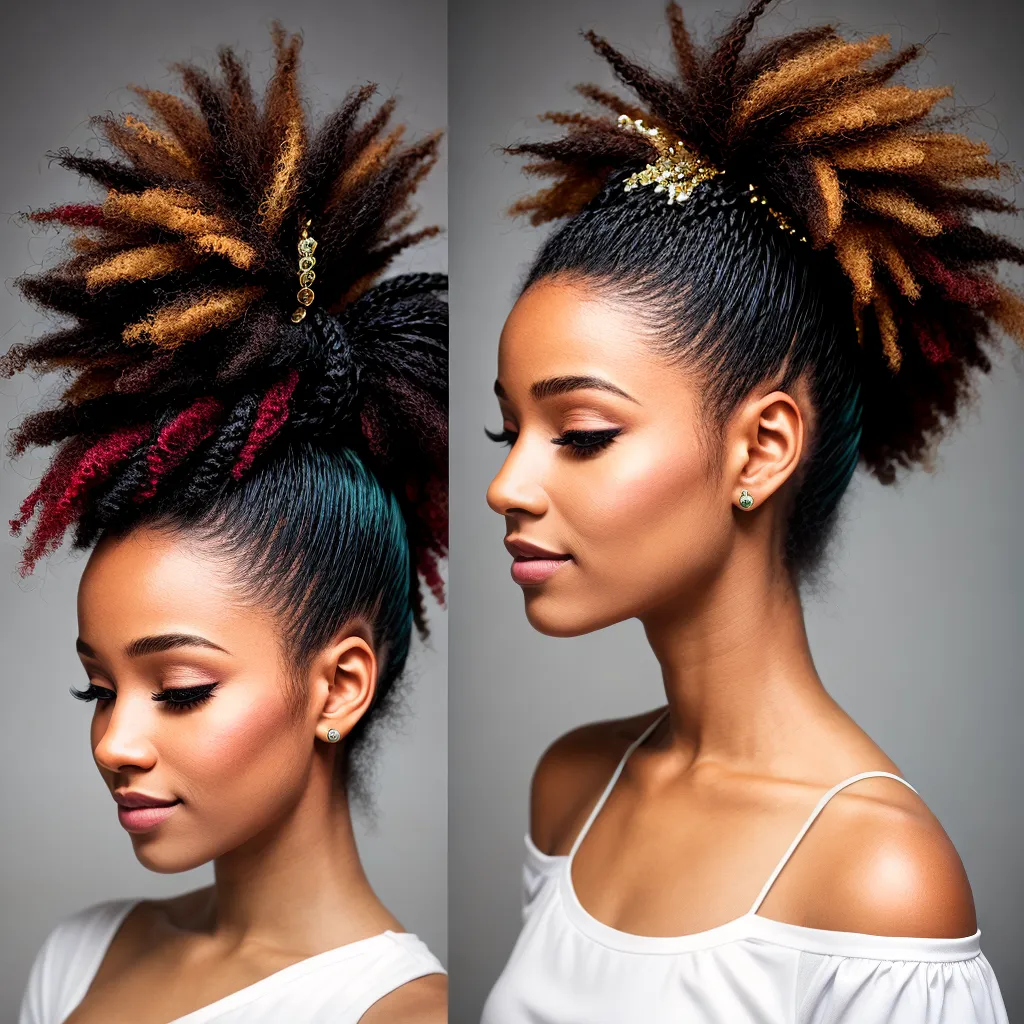 Penteados para crianças com cabelo relaxado