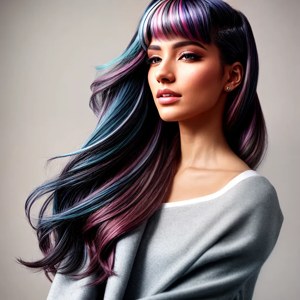 Cabelo com mechas invertidas: inovação e estilo