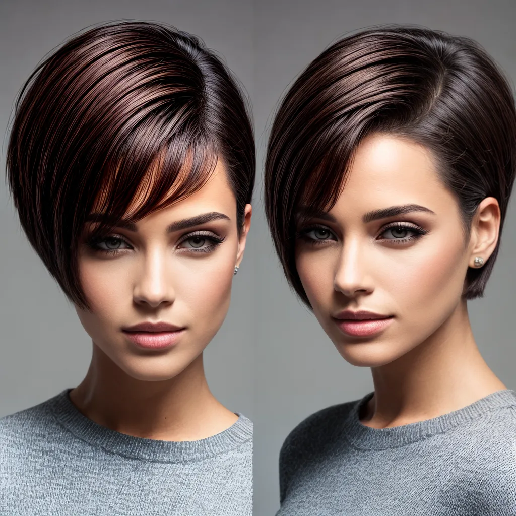 Cortes femininos para rostos triangulares