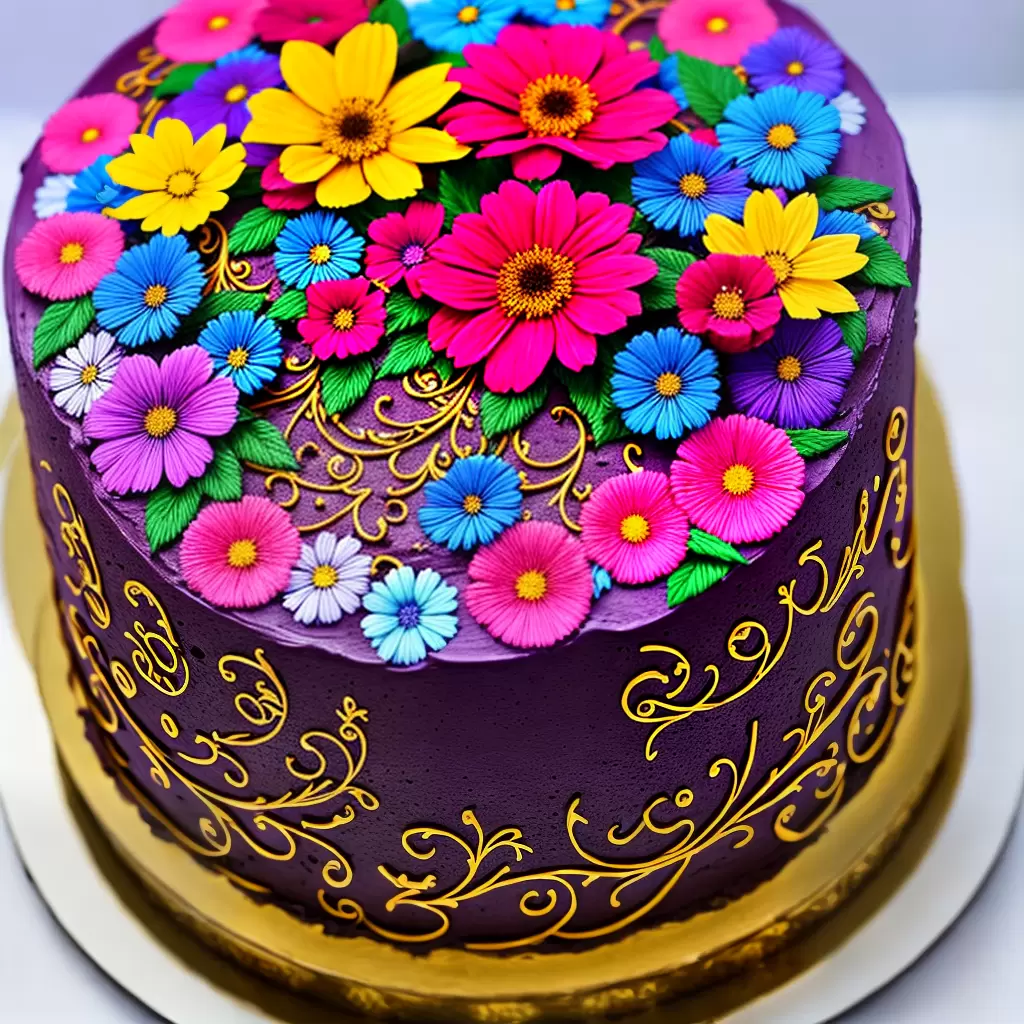 A arte da decoração de bolos: uma introdução.