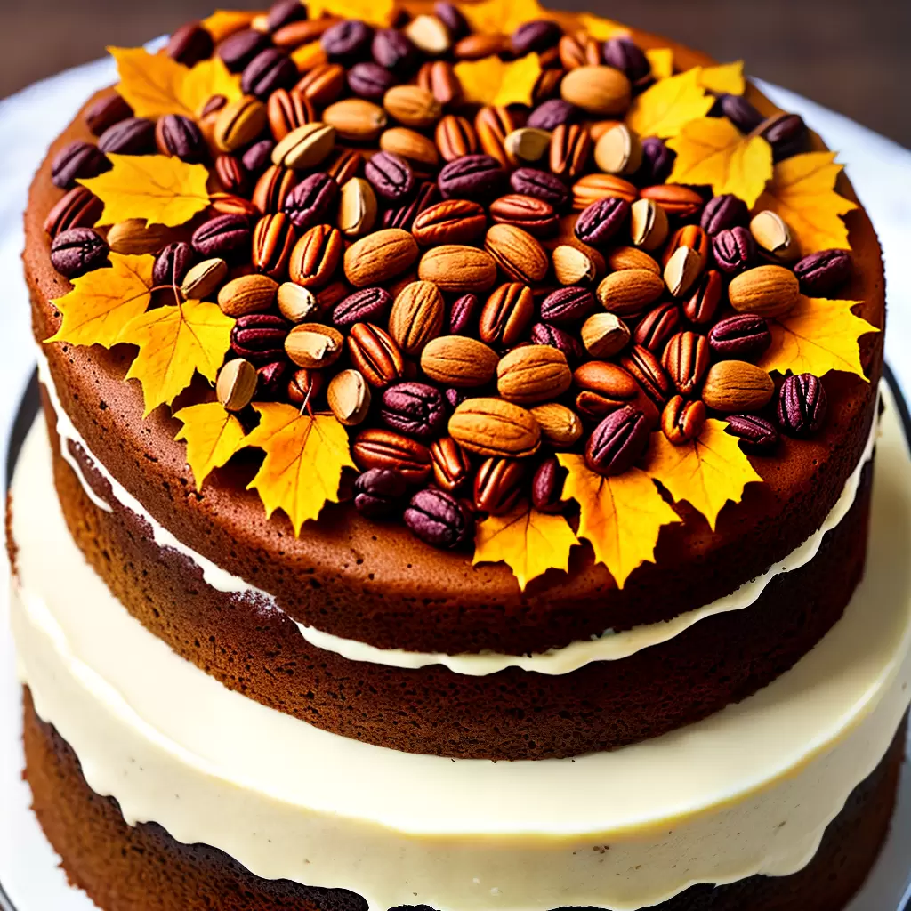 Bolos para festas de outono: sabores e decorações sazonais.