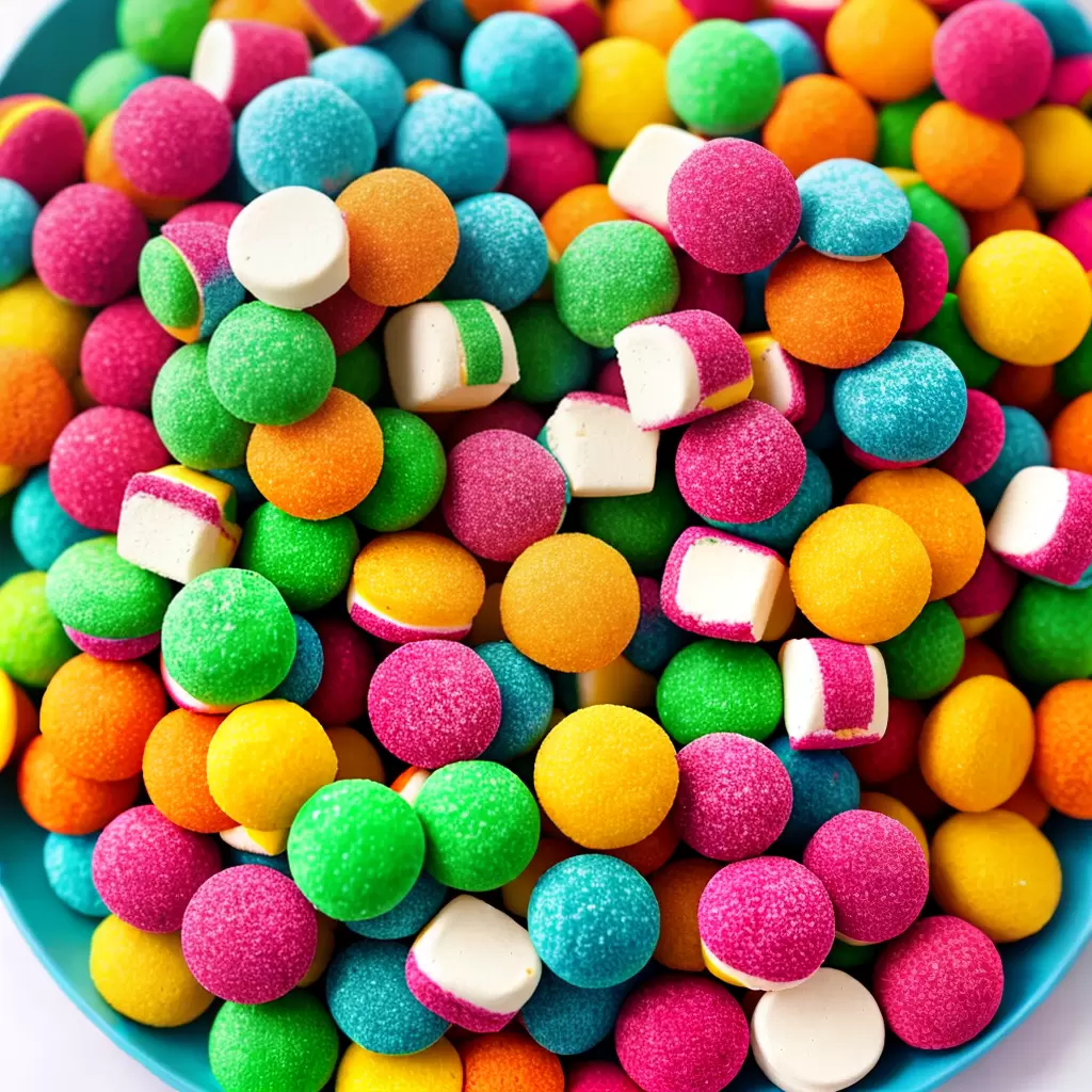 Docinhos para festas de carnaval: cores e sabores vibrantes.