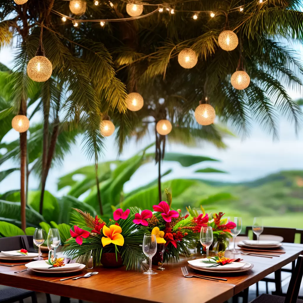 Dicas para usar flores na decoração da sua festa tropical