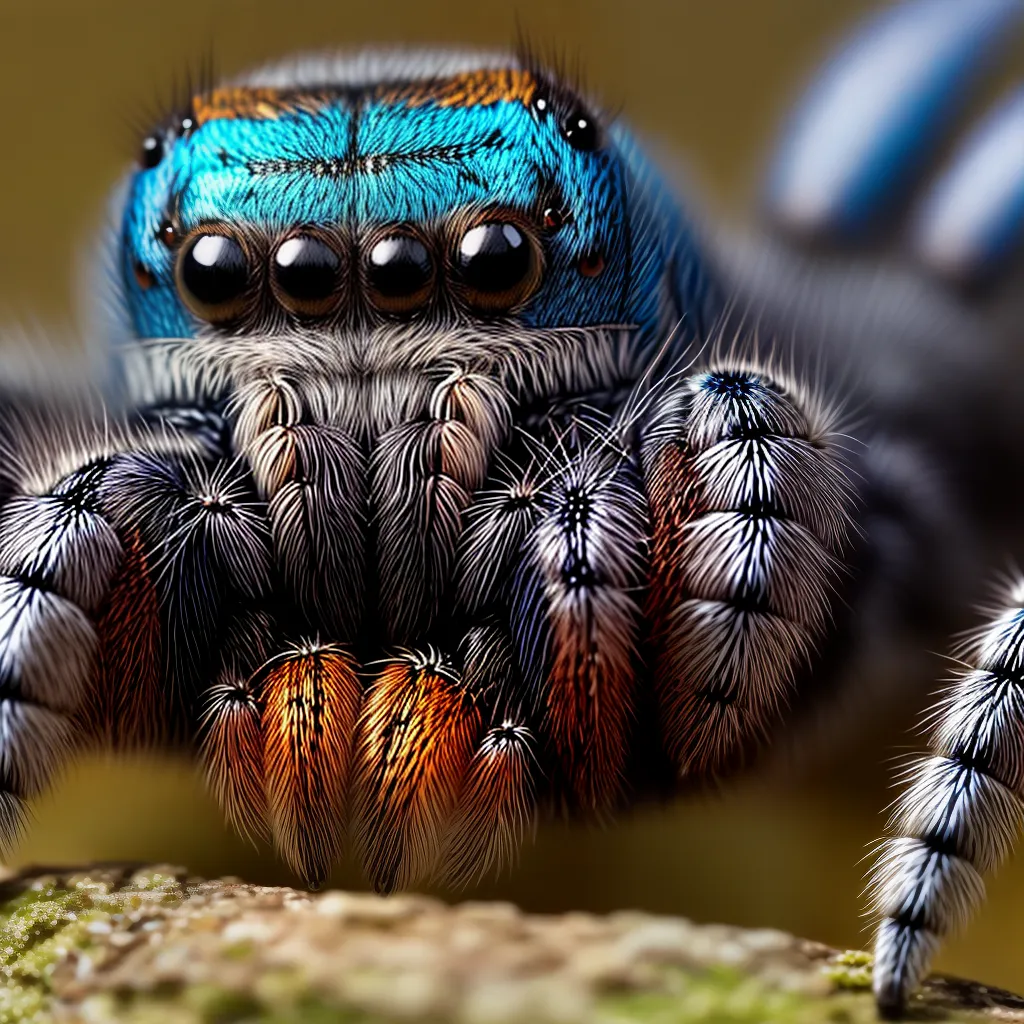 A Diversidade de Cores e Padrões nas Aranhas-Saltadoras (Salticidae)
