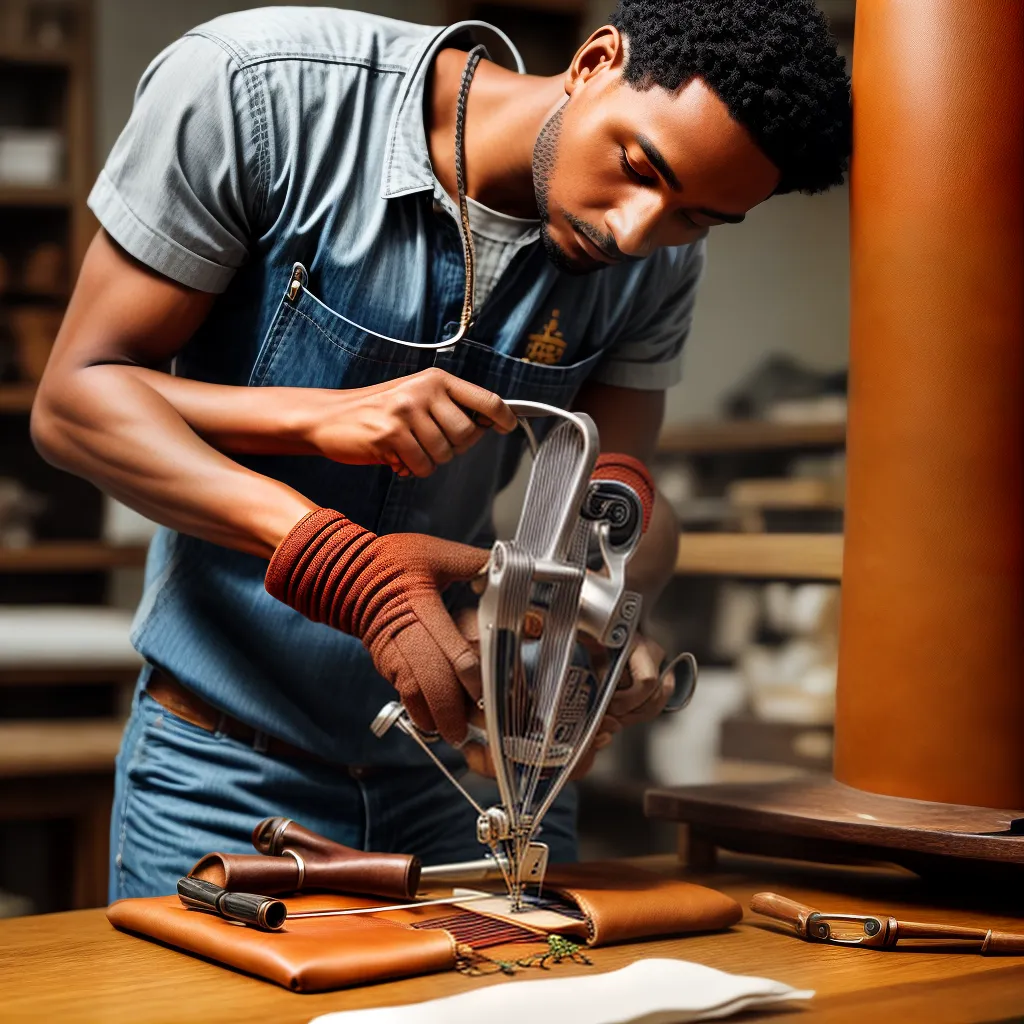 Técnicas de Corte e Costura no Artesanato em Couro