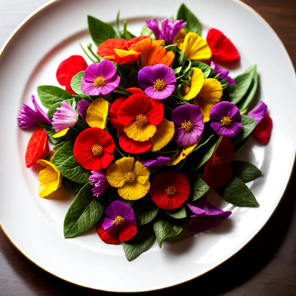 A ARTE da Gastronomia: Como Usar Flores na Decoração de Comidas