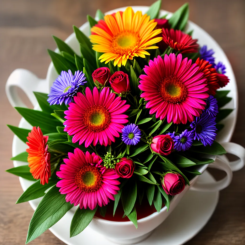 Chás com Flores: Uma Fonte Inesgotável de BENEFÍCIOS