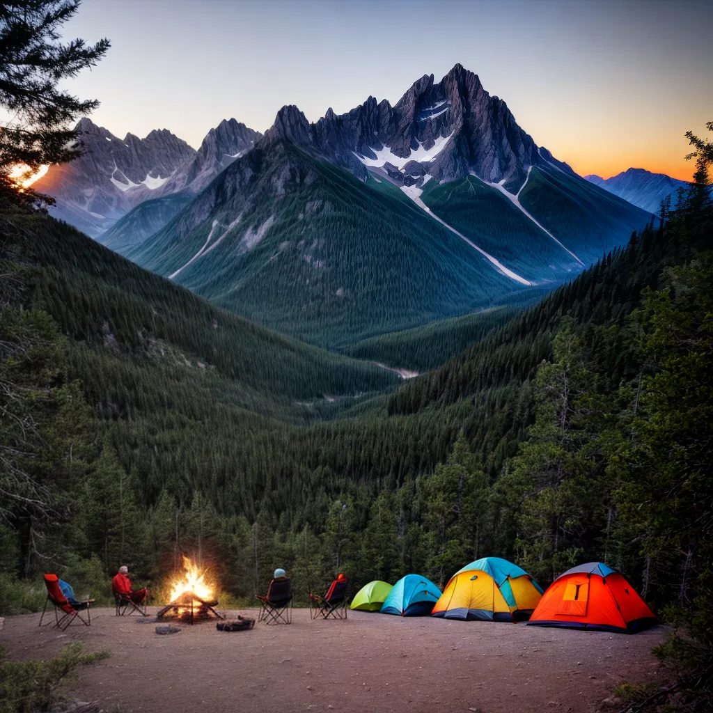 Os melhores destinos de camping para aventureiros aposentados