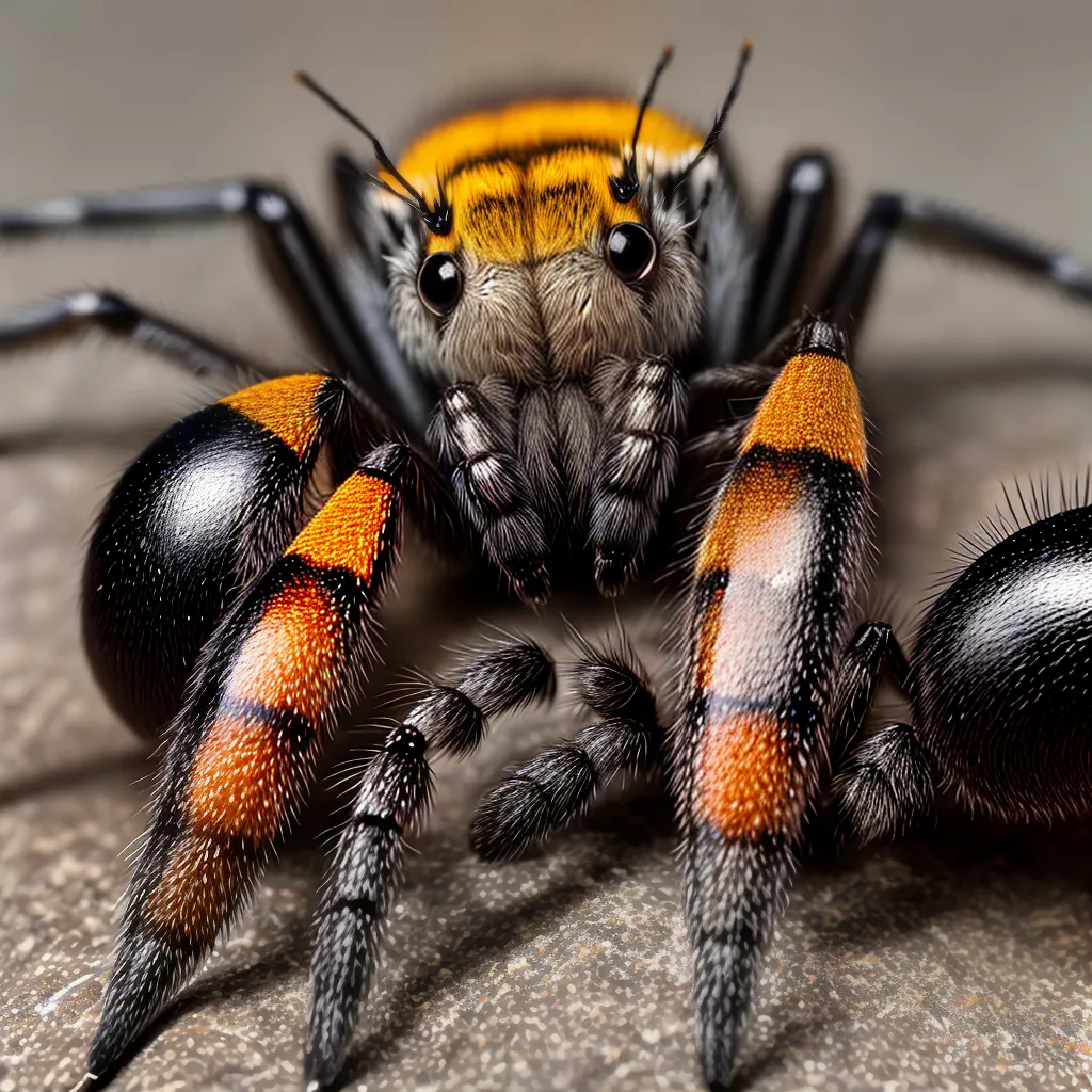 A aranha que imita a textura e cor de uma flor para atrair presas
