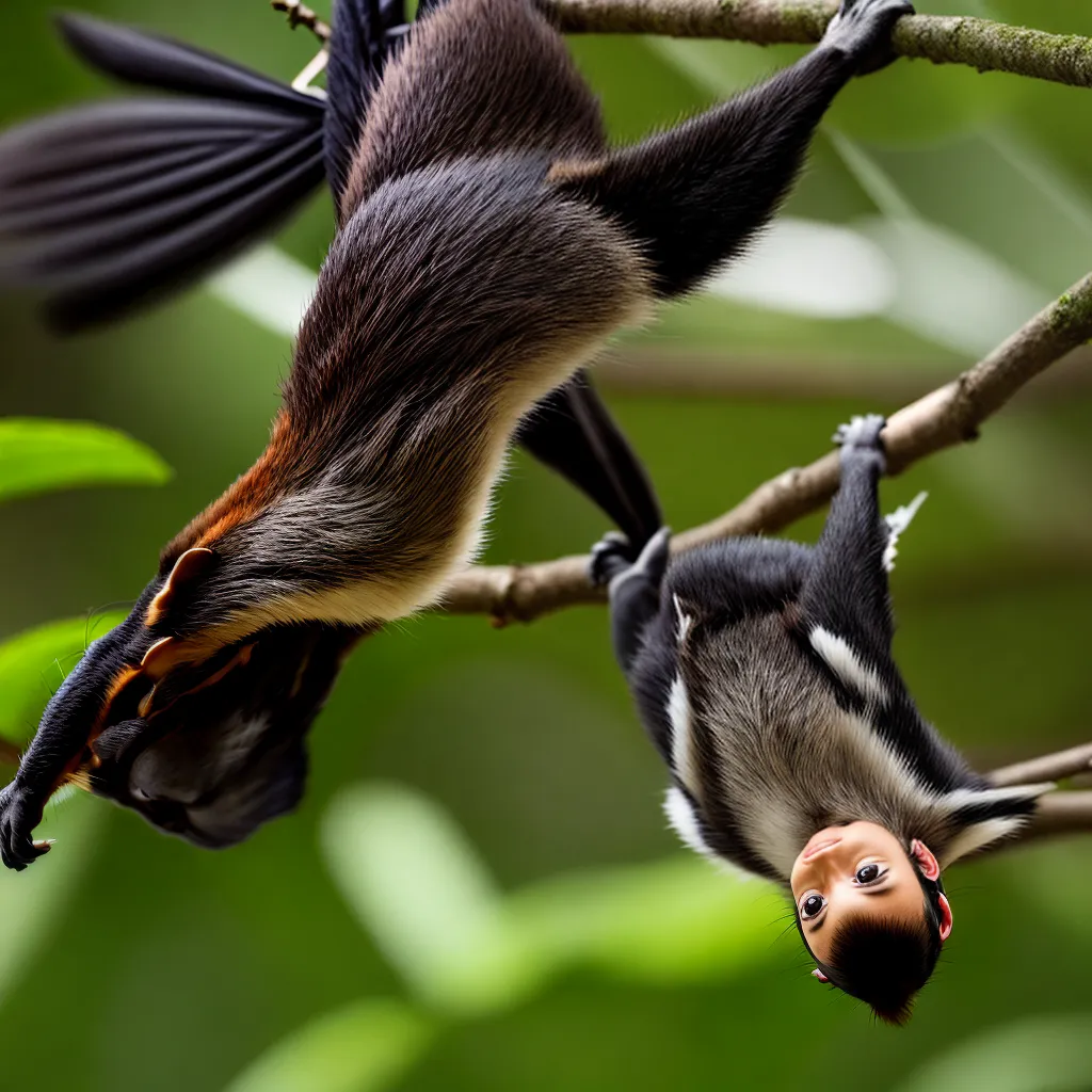 Roedores voadores: esquilos voadores (Pteromyini) e ratazanas voadoras ...