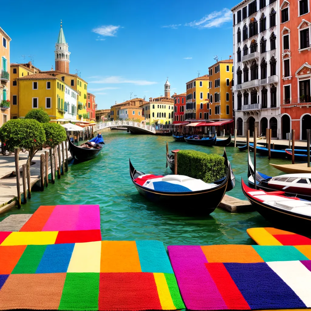 Capachos com estampas de cidades e metrópoles famosas