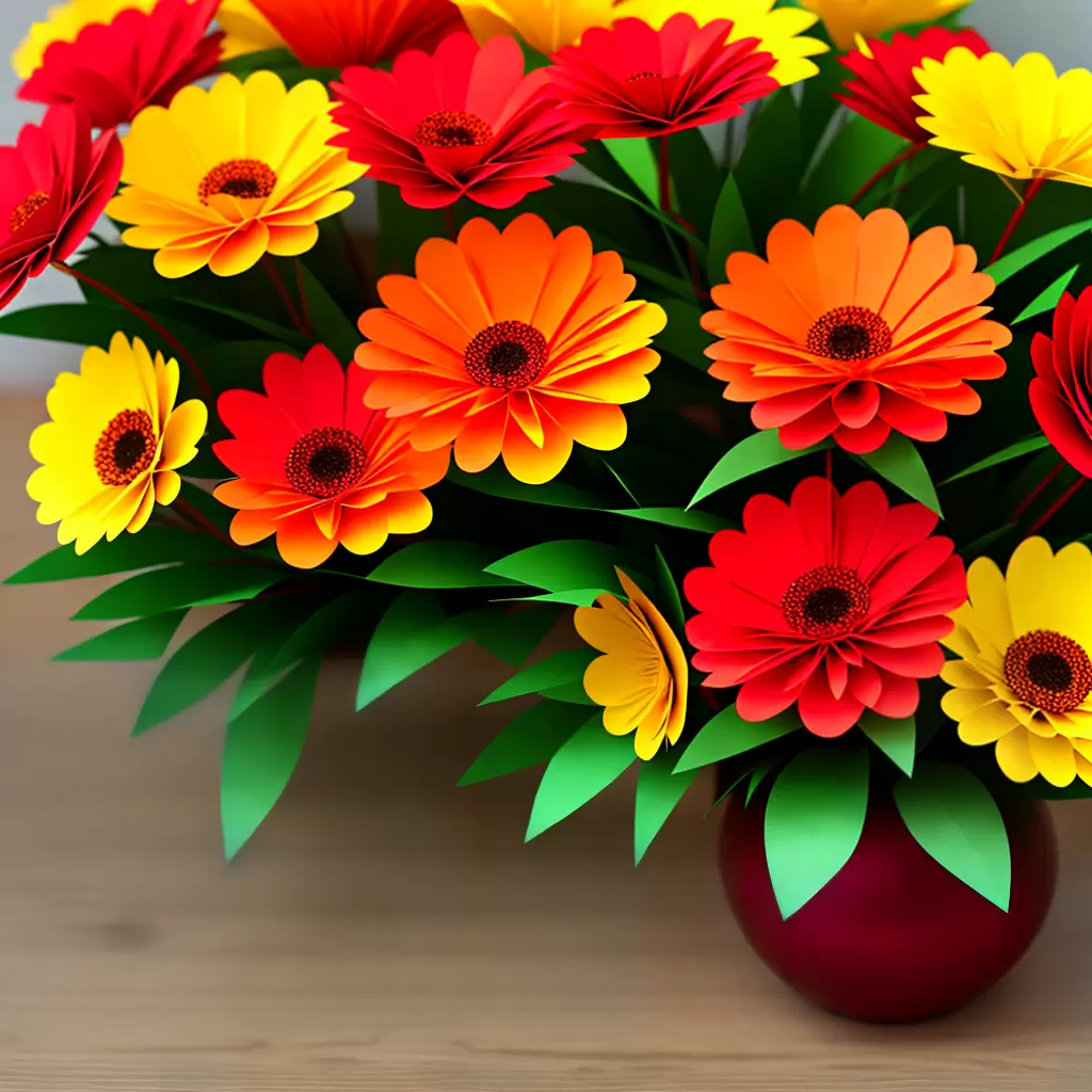 DIY: Como fazer FLORES de papel para o Dia do Índio