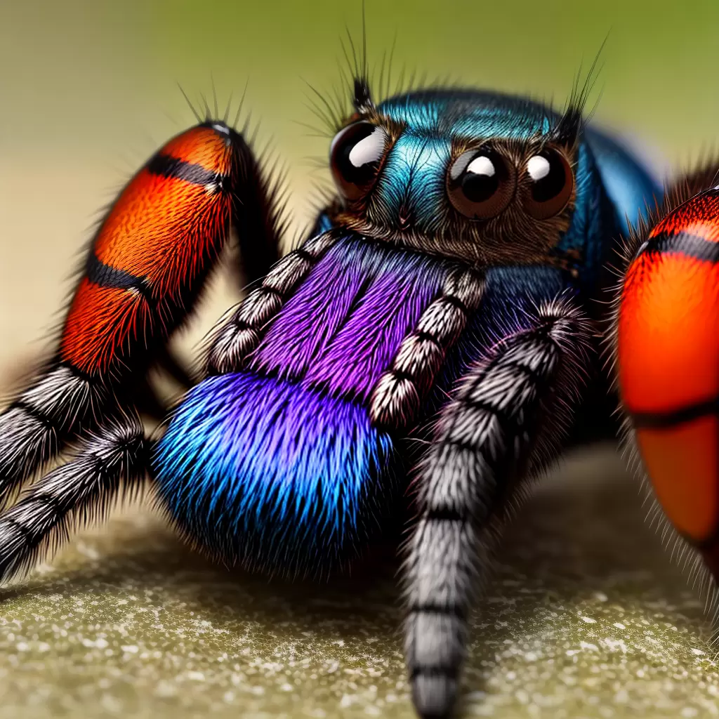 A Diversidade de Cores e Padrões nas Aranhas-Saltadoras (Salticidae)