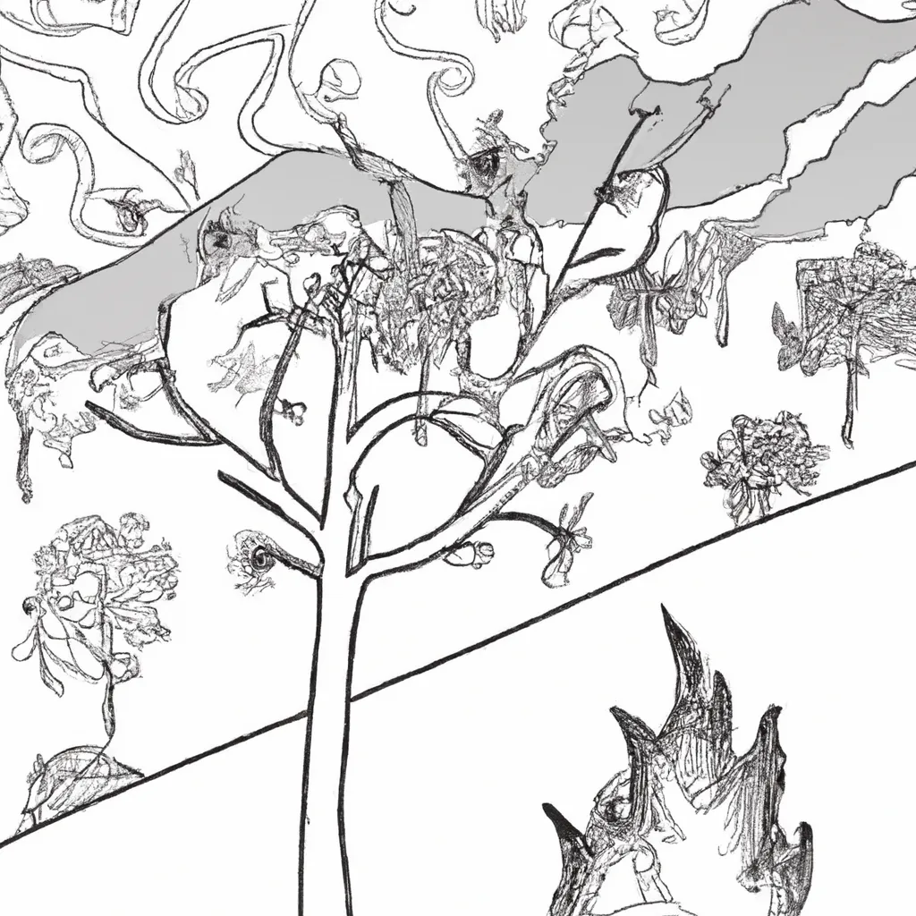 A Cor Do Fogo: Desenhos De Incêndios Florestais Para Colorir