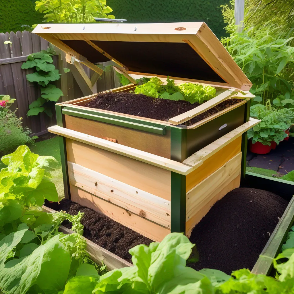 Como fazer uma composteira caseira para fertilizar sua horta no quintal.