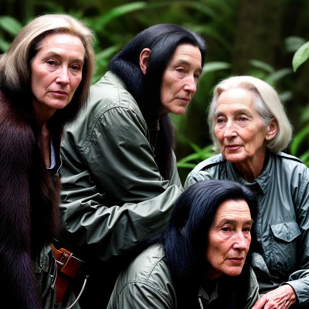 O Legado de Dian Fossey e Jane Goodall no Estudo de Primatas