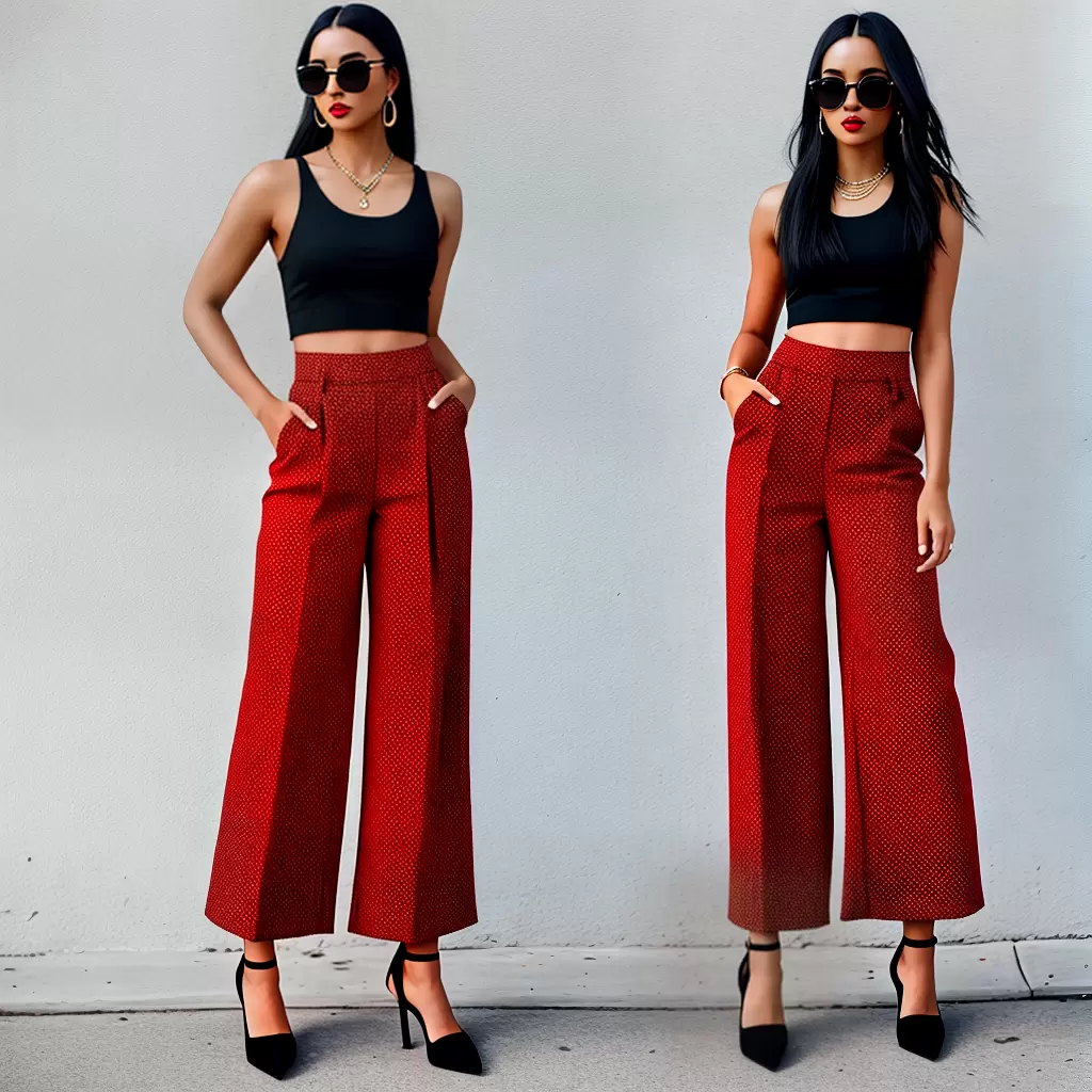 Calças e a moda do estilo high fashion