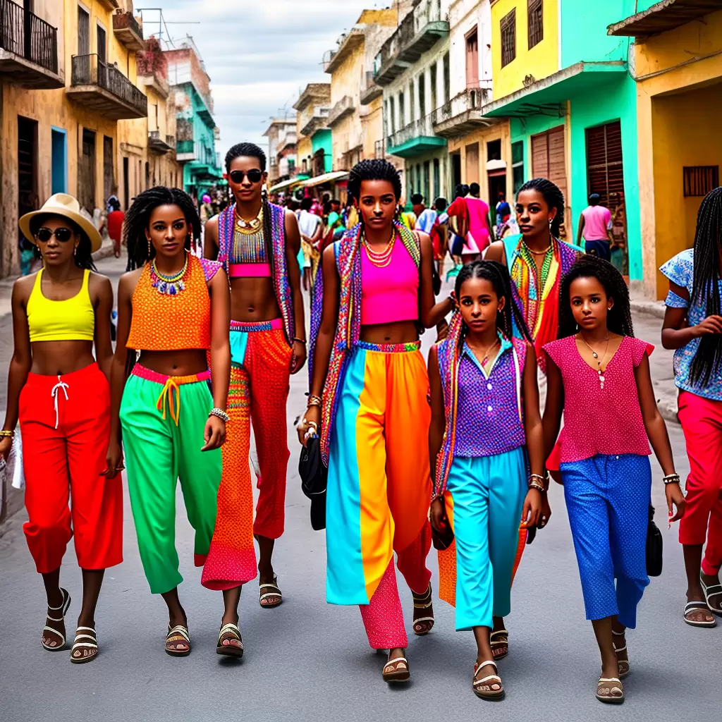 Calças e a influência da moda cubana