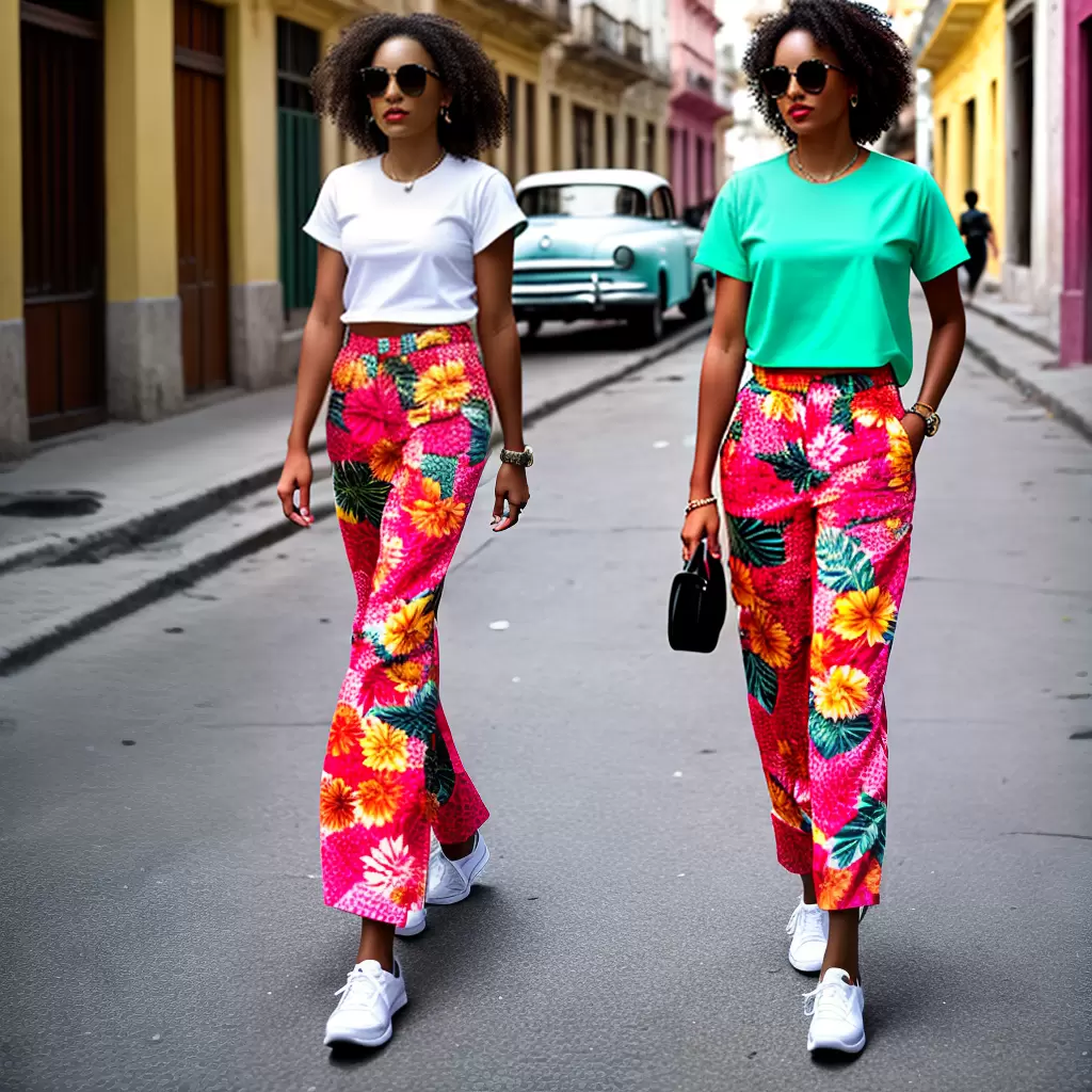 Calças e a influência da moda cubana