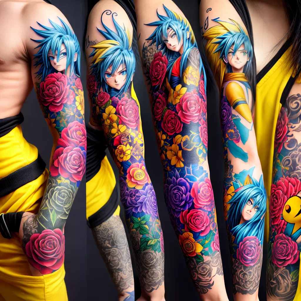 Tatuagens De Personagens De Anime E Mangá