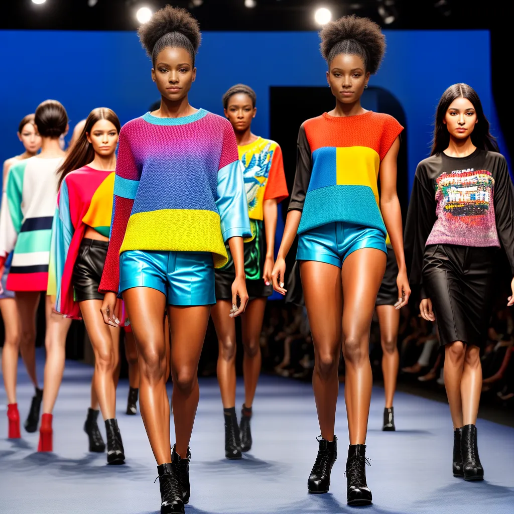 As camisetas nas semanas de moda internacionais