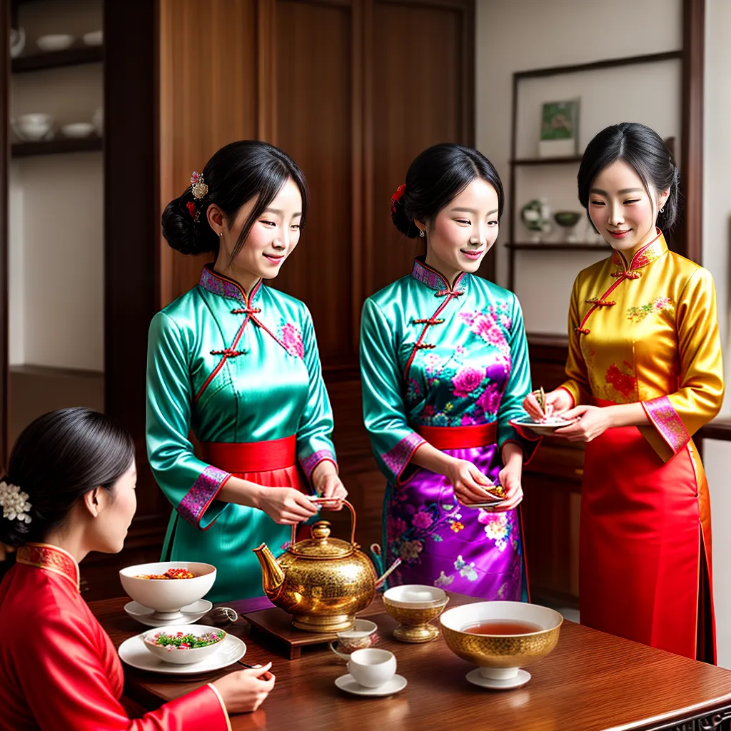 Cheongsam e a cerimônia do chá chinesa