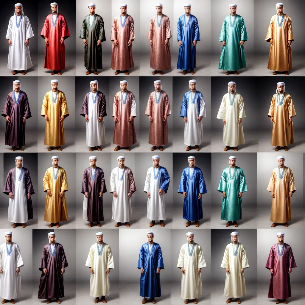 Thawb ao Redor do Mundo: Como Diferentes Culturas Adotam e Adaptam o ...