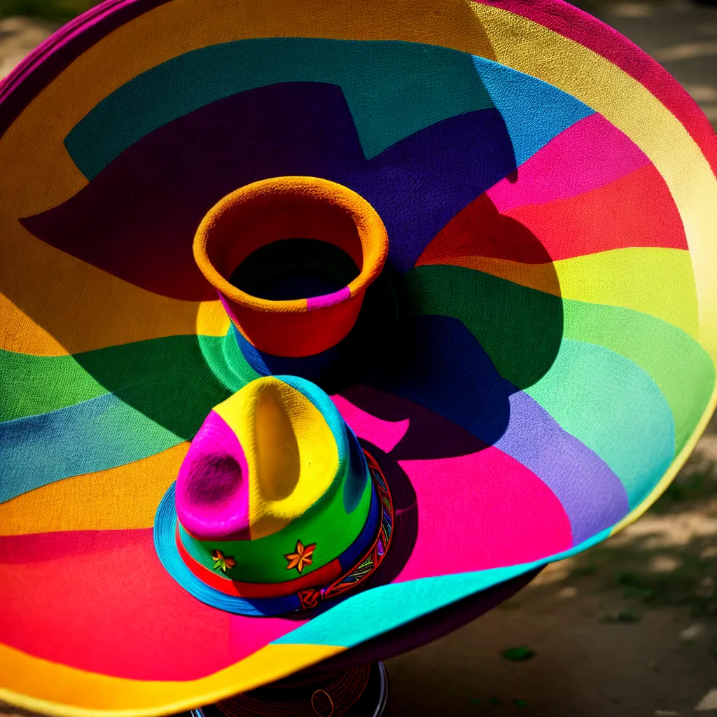 Sombrero mexicano na moda