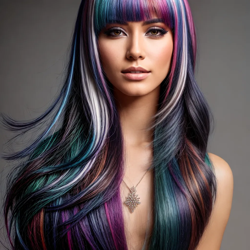 Cabelo com mechas invertidas: inovação e estilo