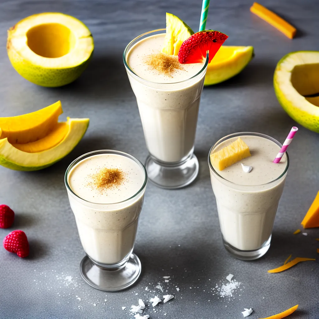 Smoothies de coco: deliciosos, refrescantes e super saudáveis