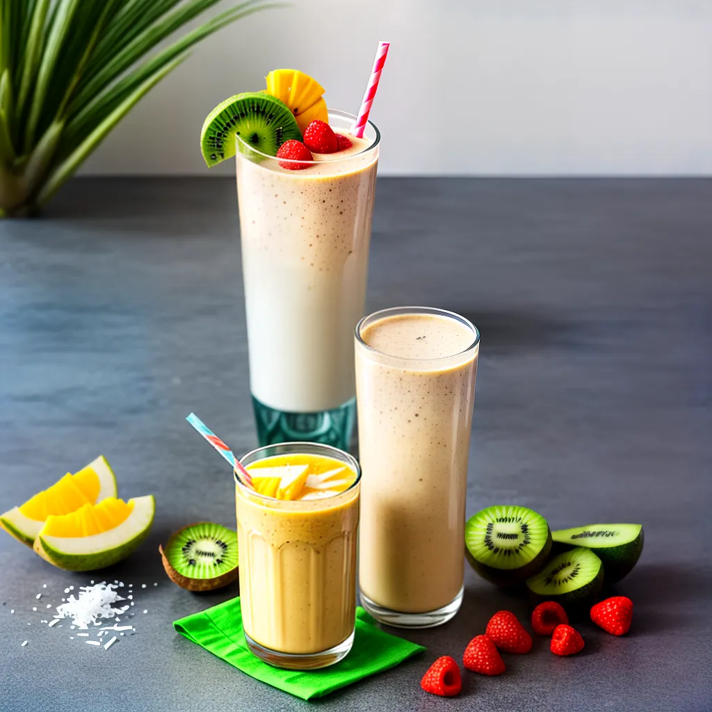Smoothies de coco: deliciosos, refrescantes e super saudáveis