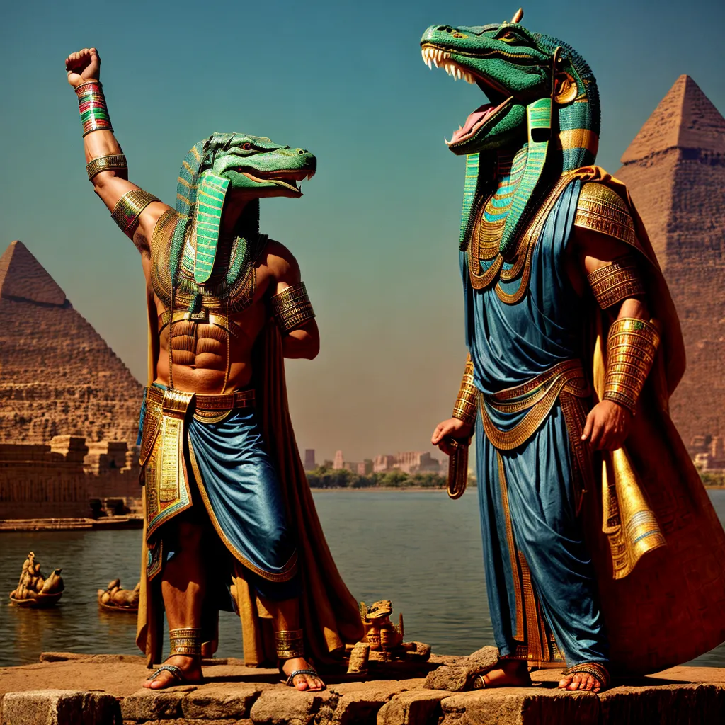 O Culto ao Deus Crocodilo Sobek: Medo e Reverência no Nilo! - 🙏 ...