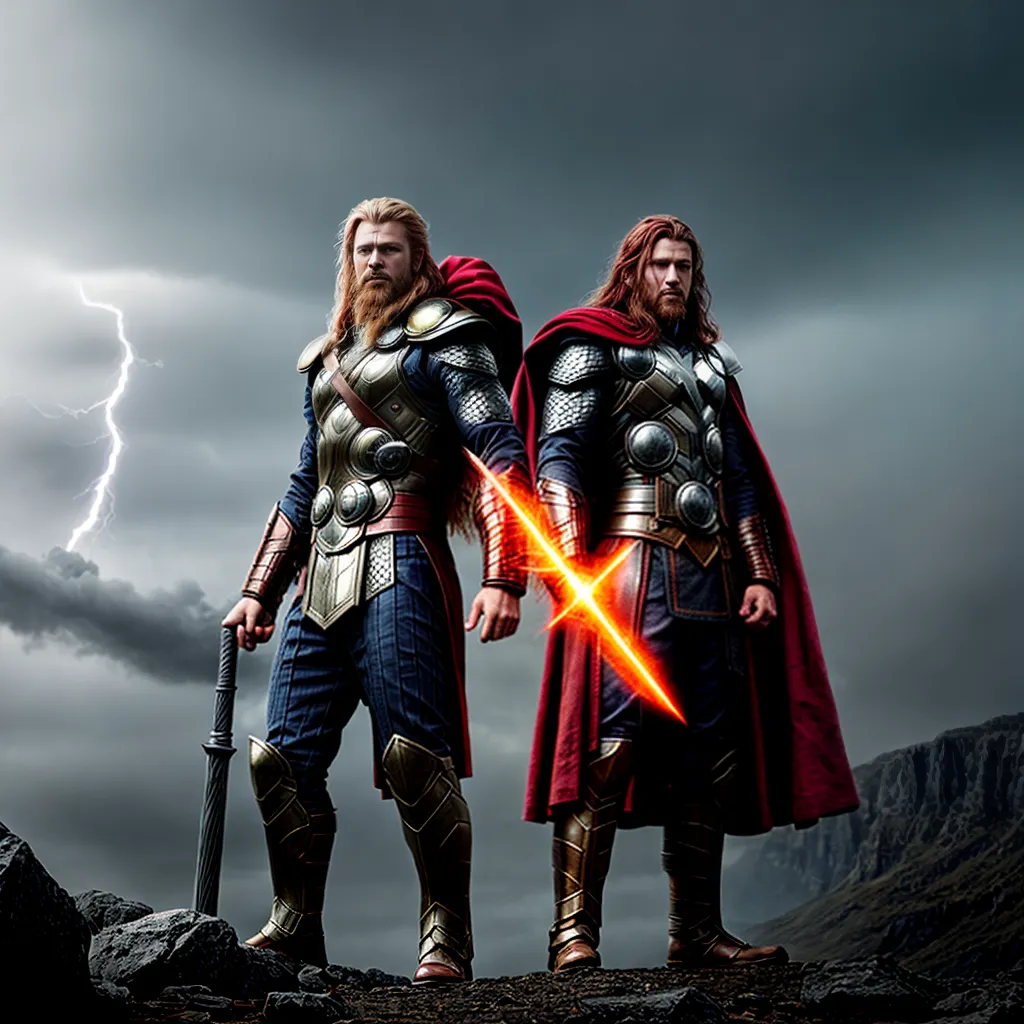O Mito de Modi e Magni: Os Filhos Fortes de Thor! - 🙏 religiao.app