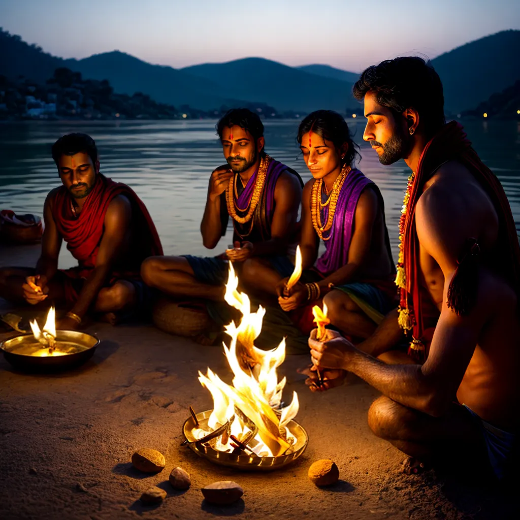 Ganga Aarti: Ritual de Adoração ao Sagrado Ganges! - 🙏 religiao.app