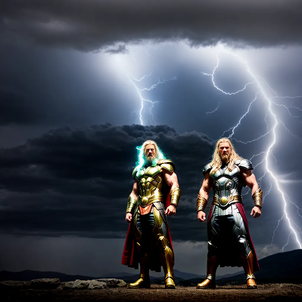 O Poder do Relâmpago: Zeus e Thor, Deuses do Trovão - 🙏 religiao.app