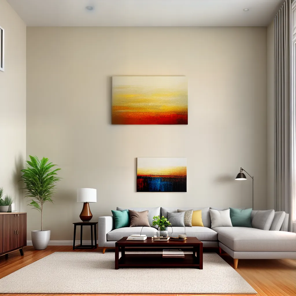 As melhores cores para a decoração da sala de estar.