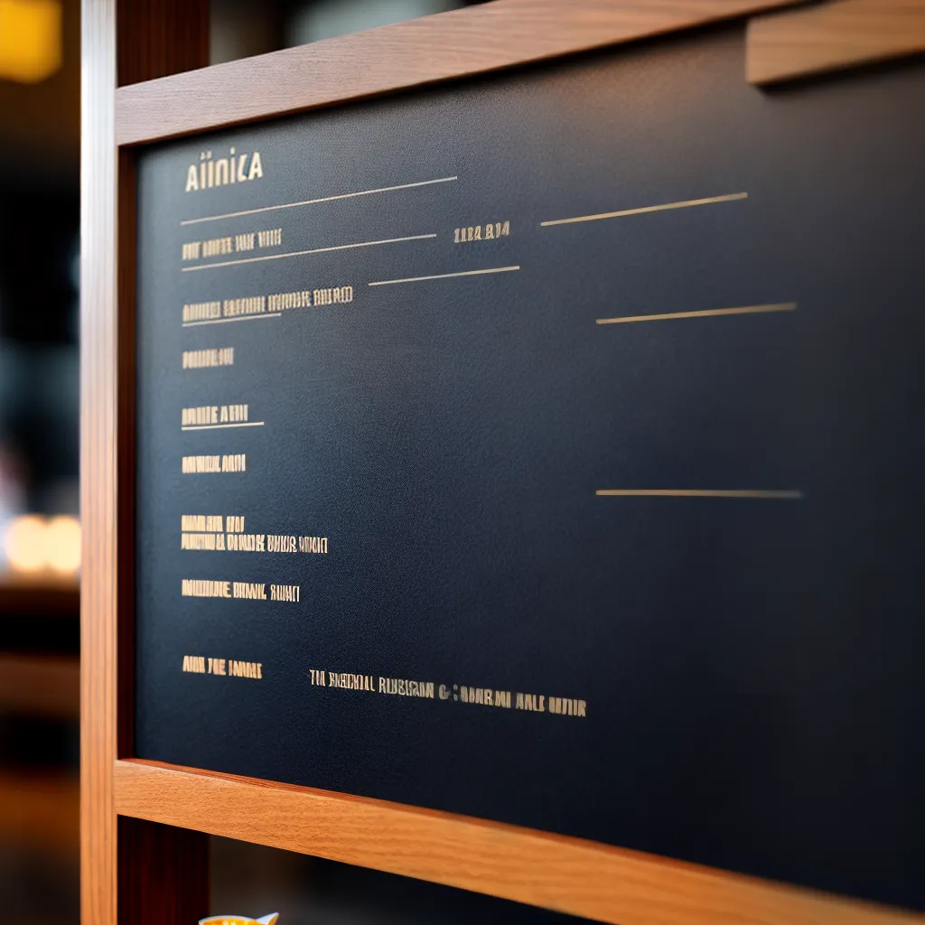 A Importância da Escolha de Fontes em Design de Restaurantes