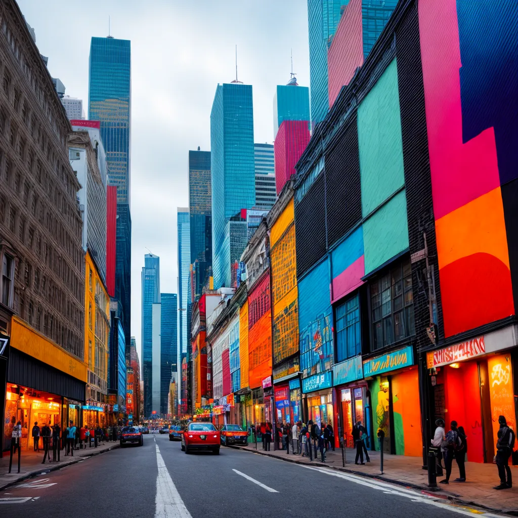 Descobrindo a Revolução Urbana Através das Cores Vibrantes do Grafite
